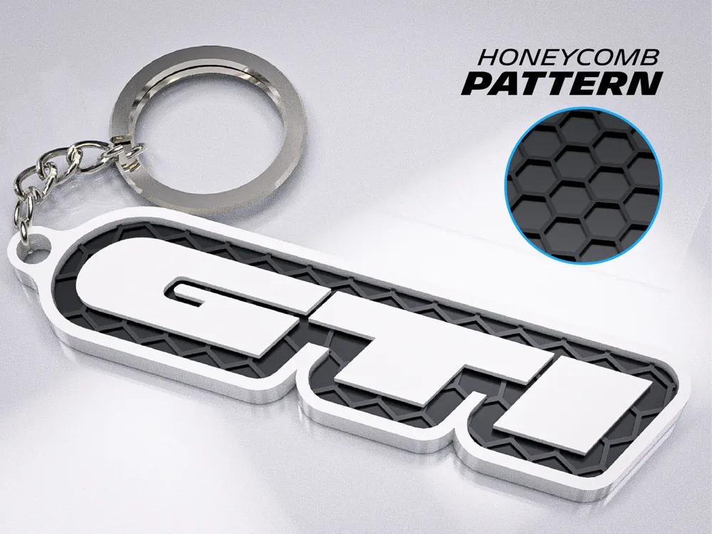 Volkswagen GTI Keychain by Krystian3D MakerWorld: Download Free 3D Models