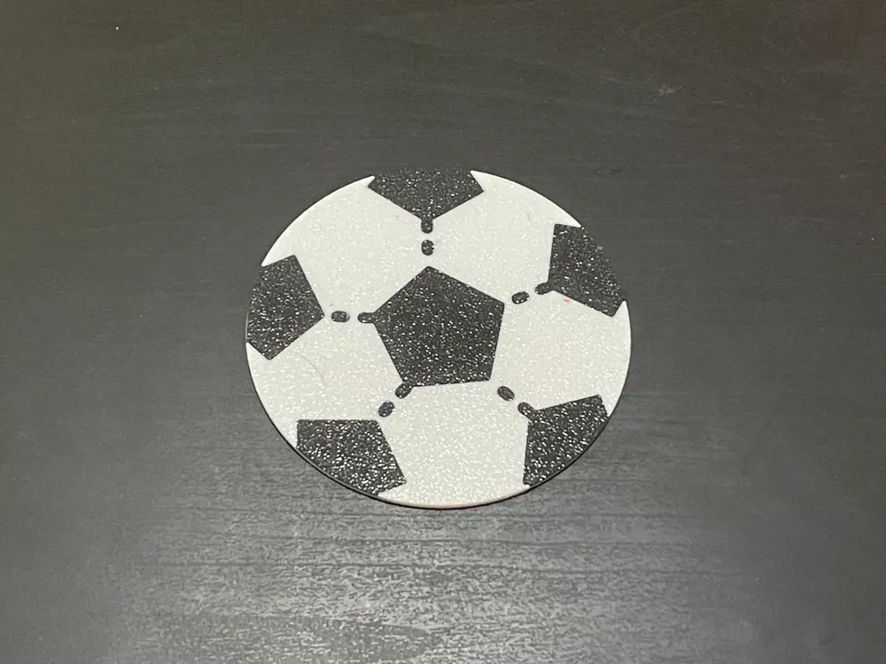Football (Soccer) Coaster by MalcTheOracle - MakerWorld