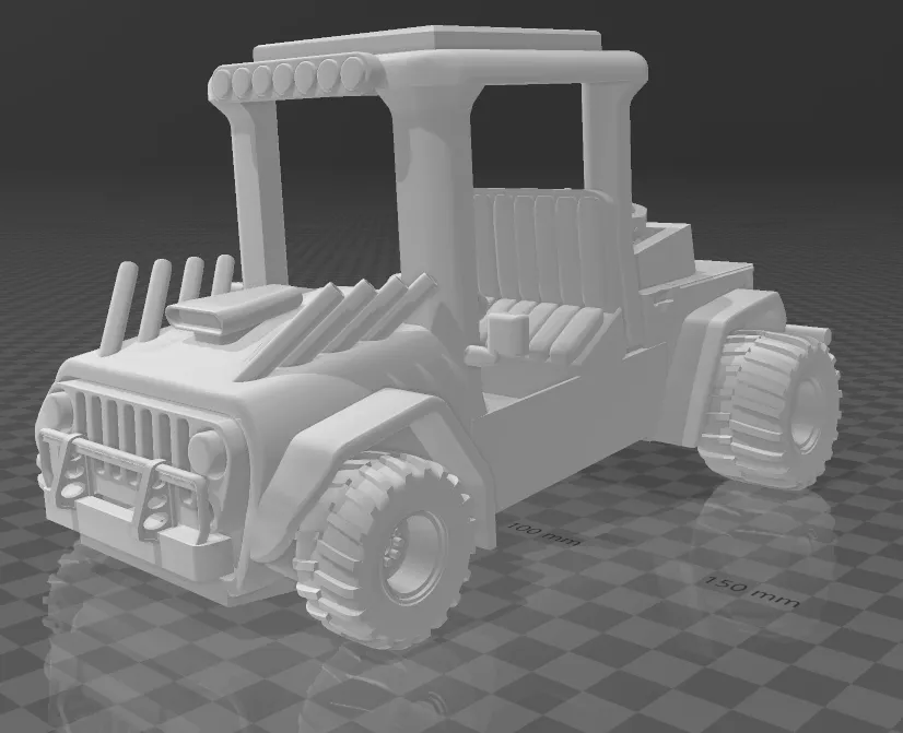 E3D Buggy Hotrod Jeep Remixed by Bas7ard - MakerWorld