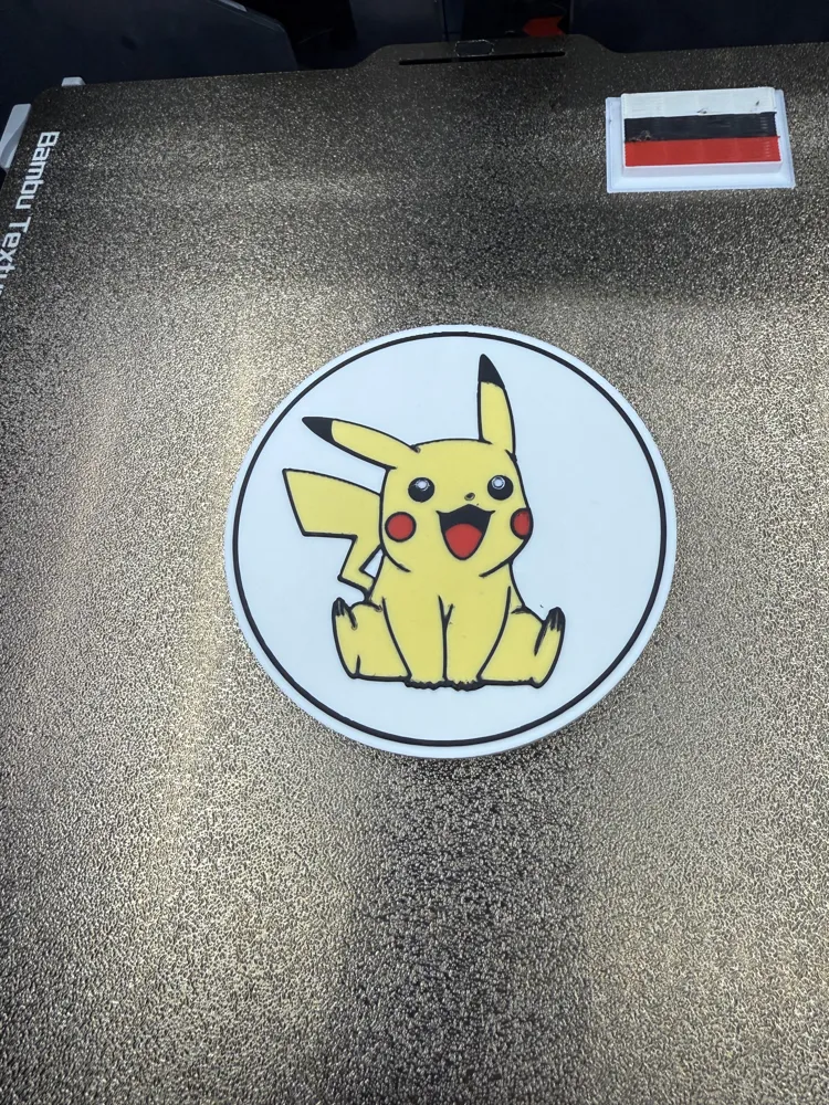 PIKACHU COASTER by 3DPrinting4fun MakerWorld: Download Free 3D Models