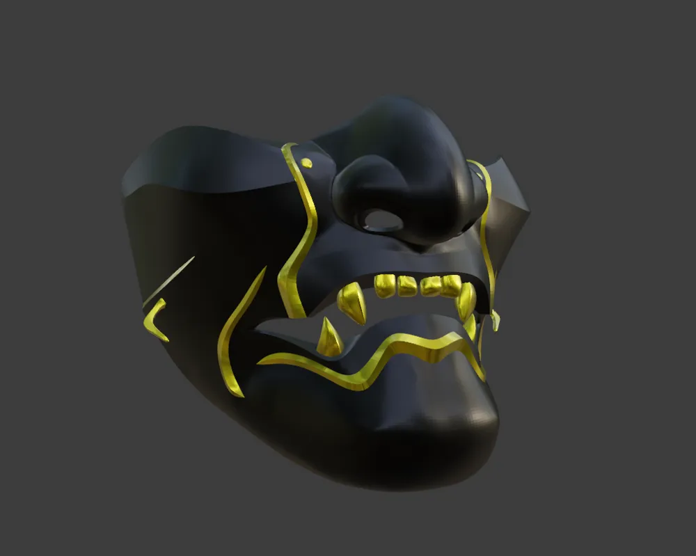 Sakai mask from Ghost of Tsushima game - Free 3D Print Model - MakerWorld