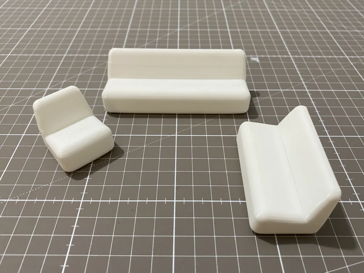 bench sofa in 1:20 scale - Free 3D Print Model - MakerWorld