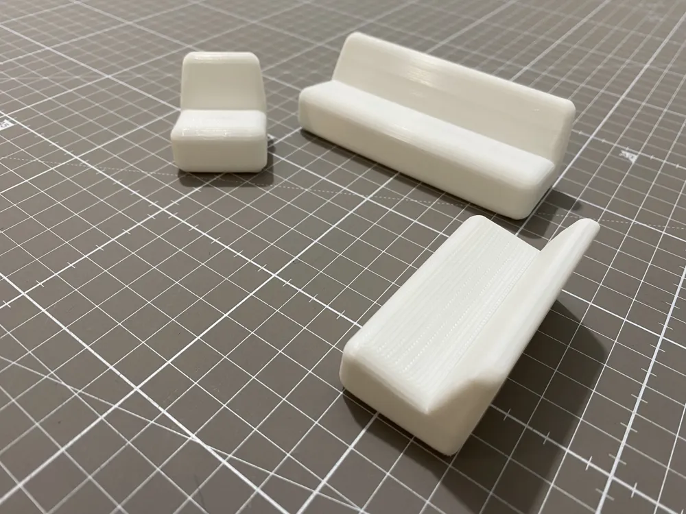 bench sofa in 1:20 scale - Free 3D Print Model - MakerWorld
