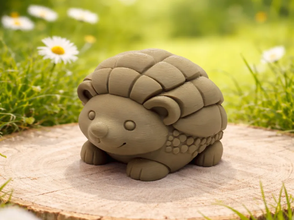Cuddly Hedgehog Tank Friend Cartoon Figure - Free 3D Print Model ...