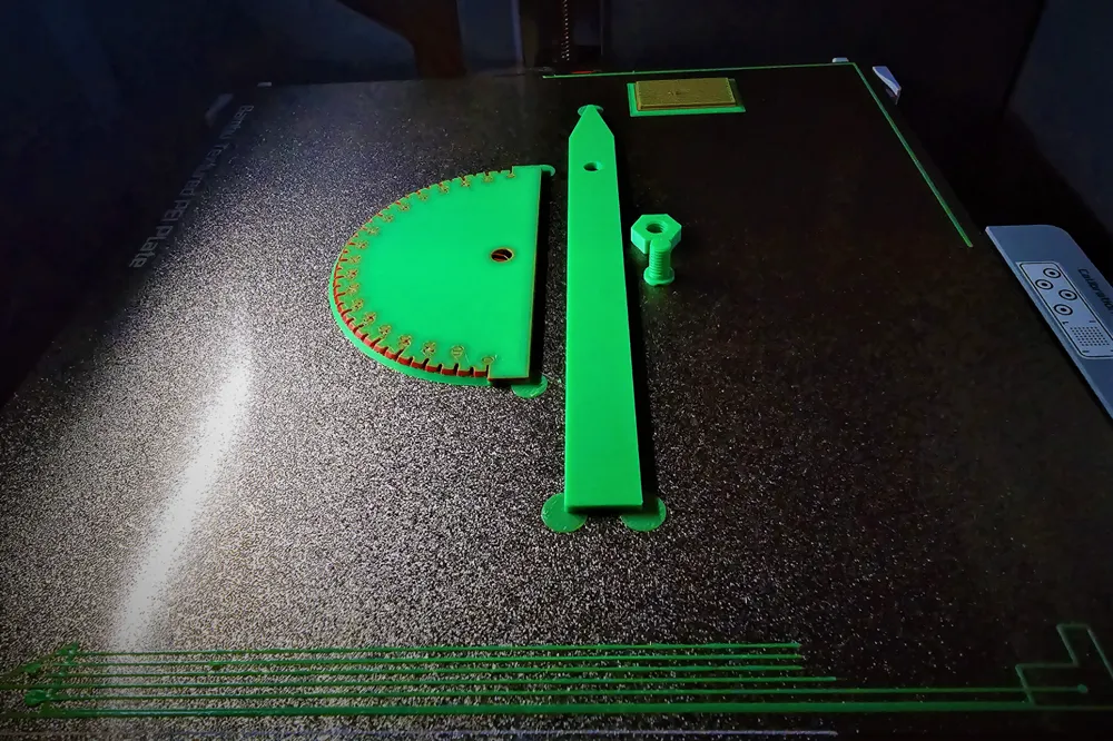 Simple protractor by axel_ixta MakerWorld: Download Free 3D Models