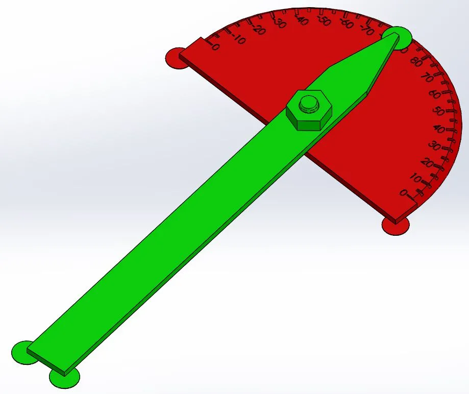 Simple protractor by axel_ixta MakerWorld: Download Free 3D Models