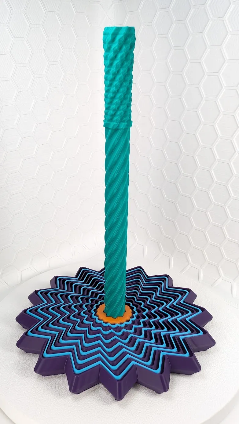 Dahlia Fidget (Expanded Sensory Flower Spinner) - Free 3D Print Model ...