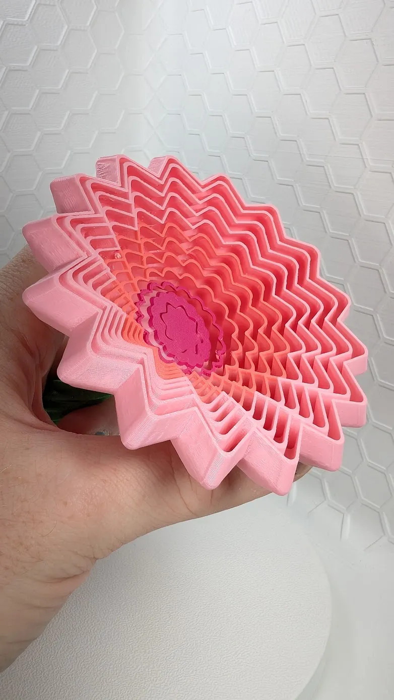 Dahlia Fidget (Expanded Sensory Flower Spinner) by ToddysTrinkets ...