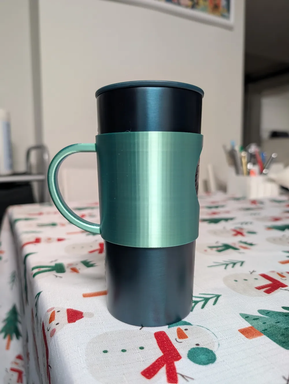 Starbucks 12oz Tumbler Sleeve w/ Handle - Free 3D Print Model - MakerWorld