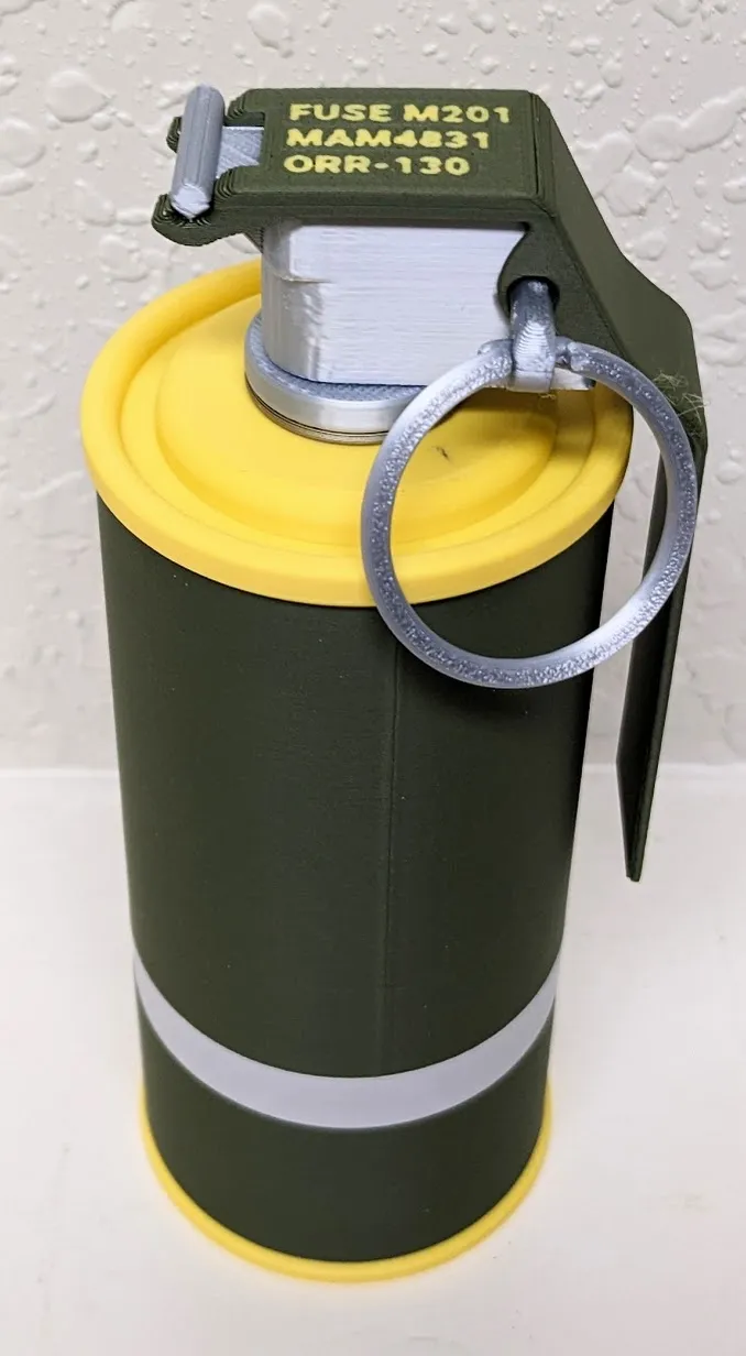 M18 Smoke Grenade with Spring Loaded Flying Handle by Rexi Labs ...