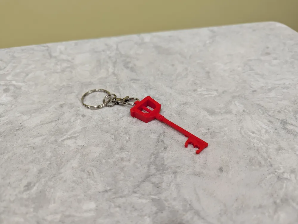 Valentine Heart and Key Chains - Free 3D Print Model - MakerWorld