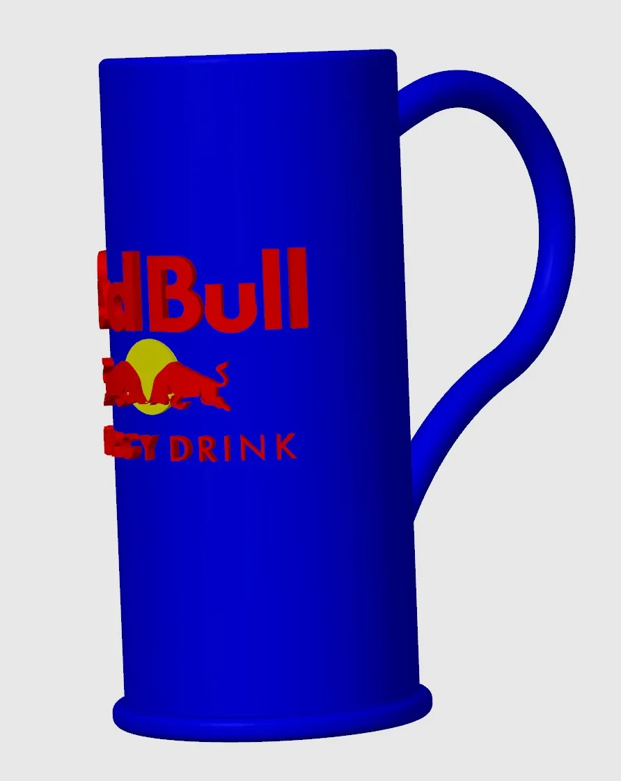 Red Bull Krug / Red Bull Mug by Martin MakerWorld: Download Free 3D Models