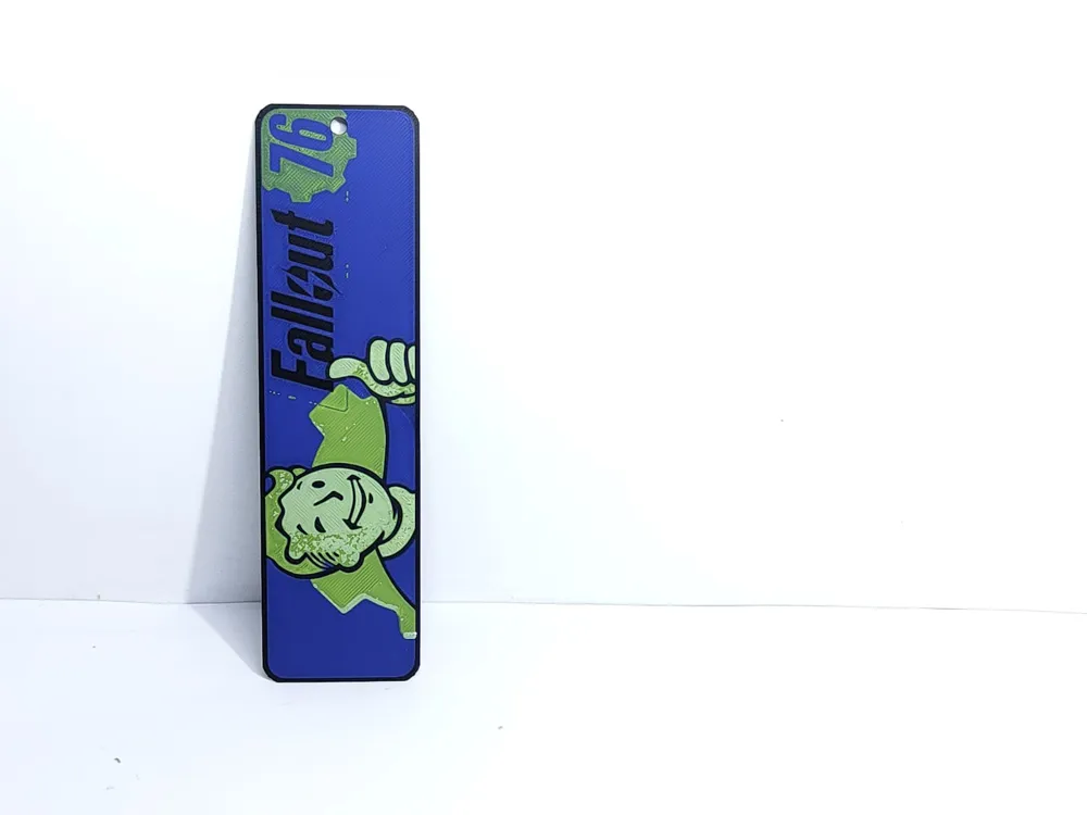 Fallout series Bookmark - Free 3D Print Model - MakerWorld