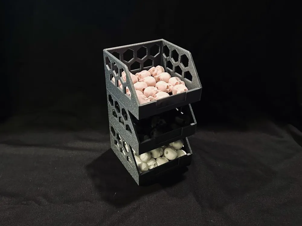 Small Stacking Bins - 2 Styles - Parts Storage - Free 3D Print Model ...