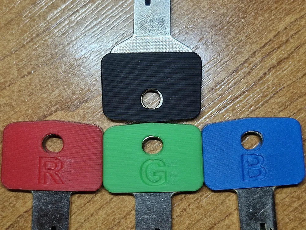 Key caps A-Z for rectangular keys by Navojta - MakerWorld