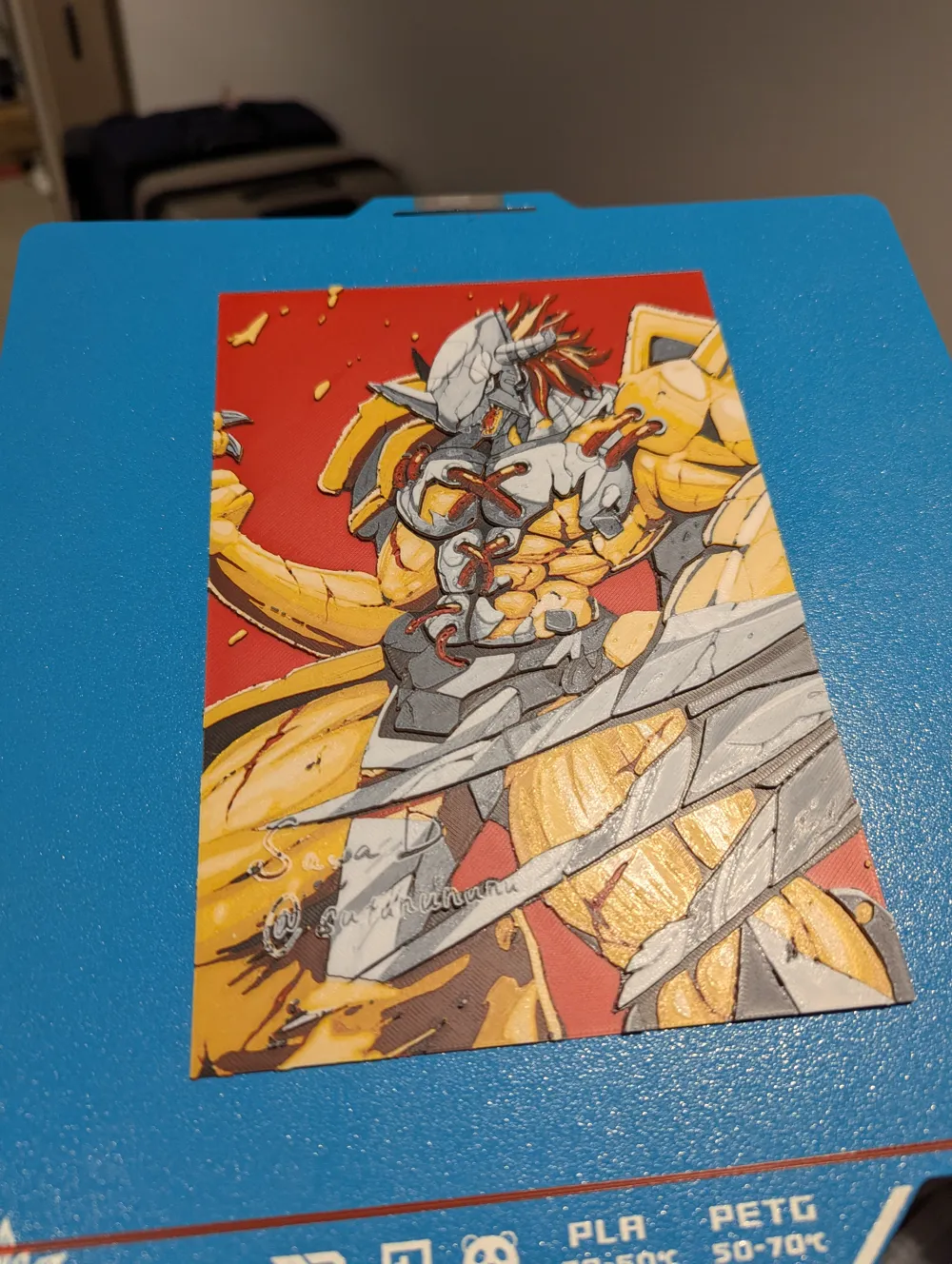 Wargreymon Hueforge - Digimon by Razel MakerWorld: Download Free 3D Models