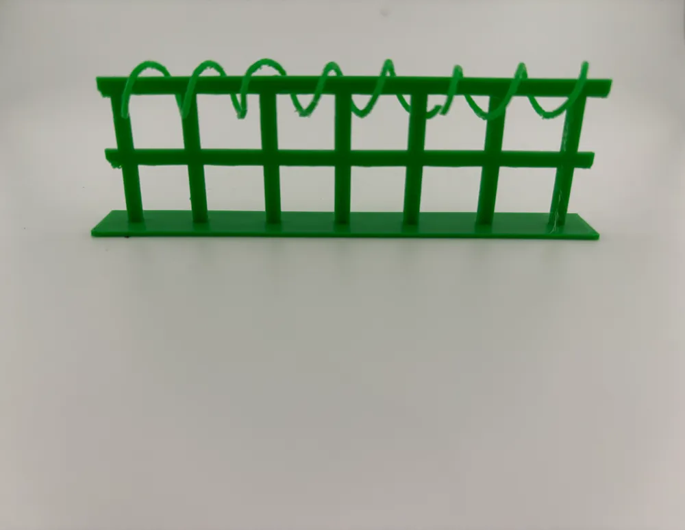 Barbed wire fence for toy soldiers by ToySoldierFactory - MakerWorld