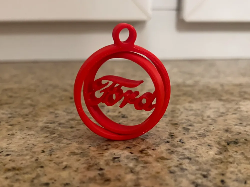 Ford gyro keychain - Free 3D Print Model - MakerWorld