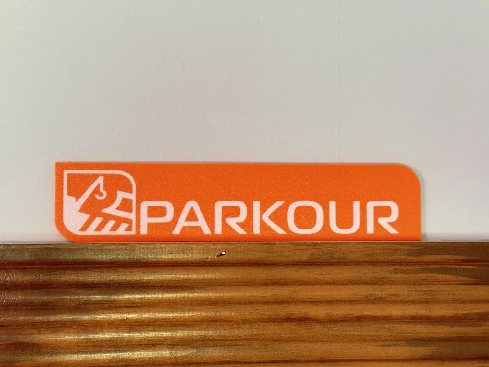 Orion Drift Parkour Wall Sign by GDMFL MakerWorld: Download Free 3D Models