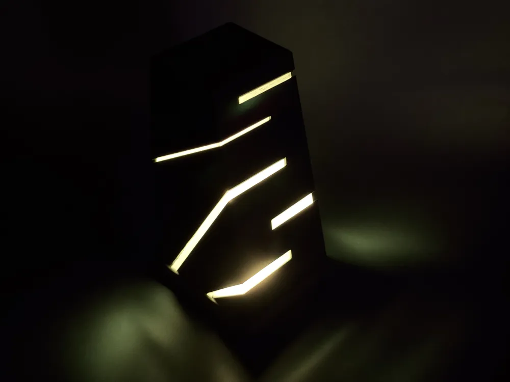 Rift Prism Lamp – RGBW & LED Kit Compatible - Free 3D Print Model ...