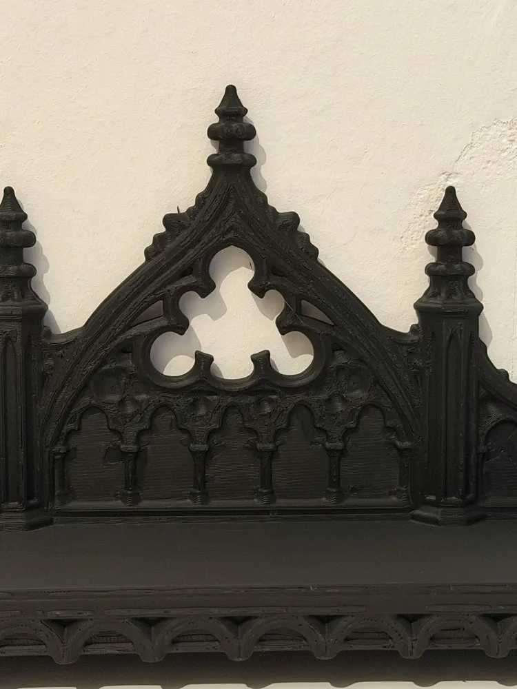 Gothic Floating Wall Shelf – Cathedral shelf - Free 3D Print Model ...