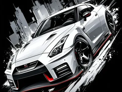 nissan gtr 3d print model download - MakerWorld