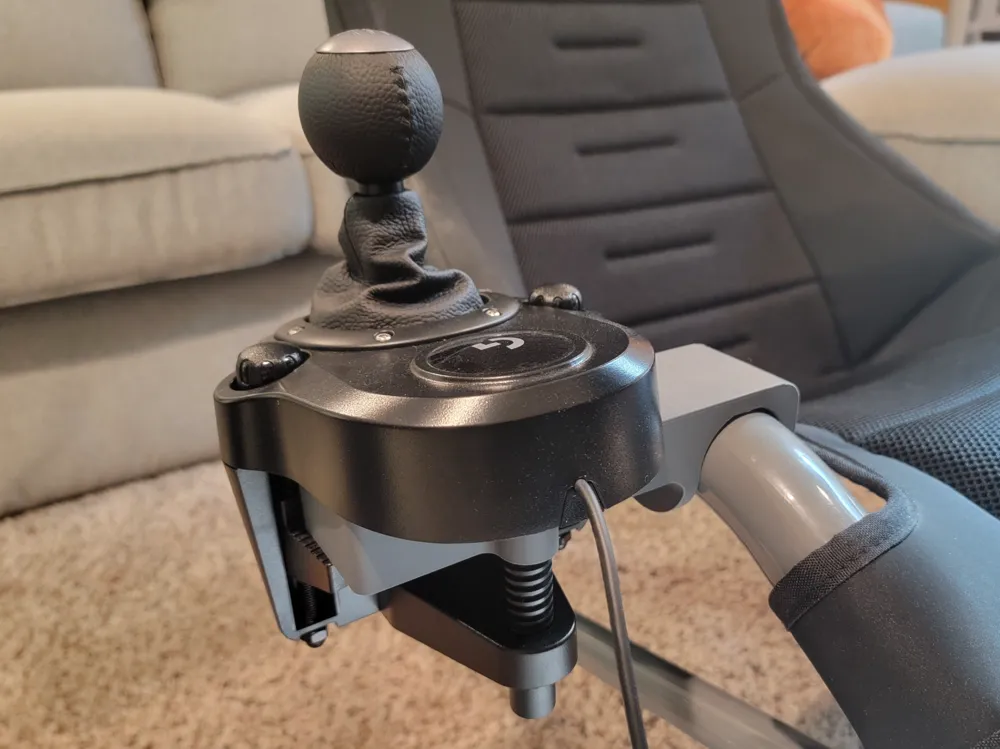 Logitech Shifter Bracket for Playseat Trophy Seat by brimar05 - MakerWorld