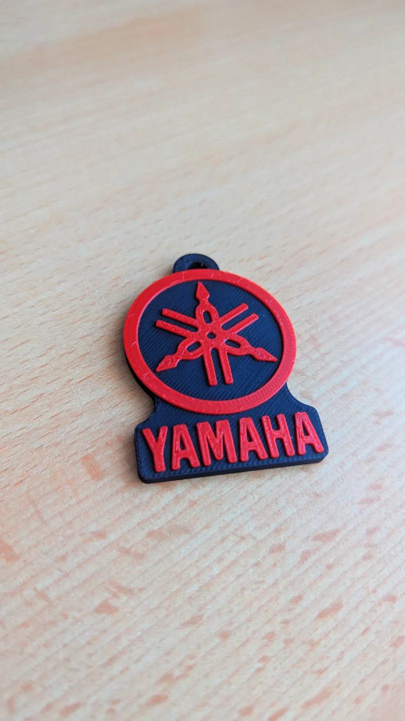 Yamaha logo keychain by Dava MakerWorld: Download Free 3D Models