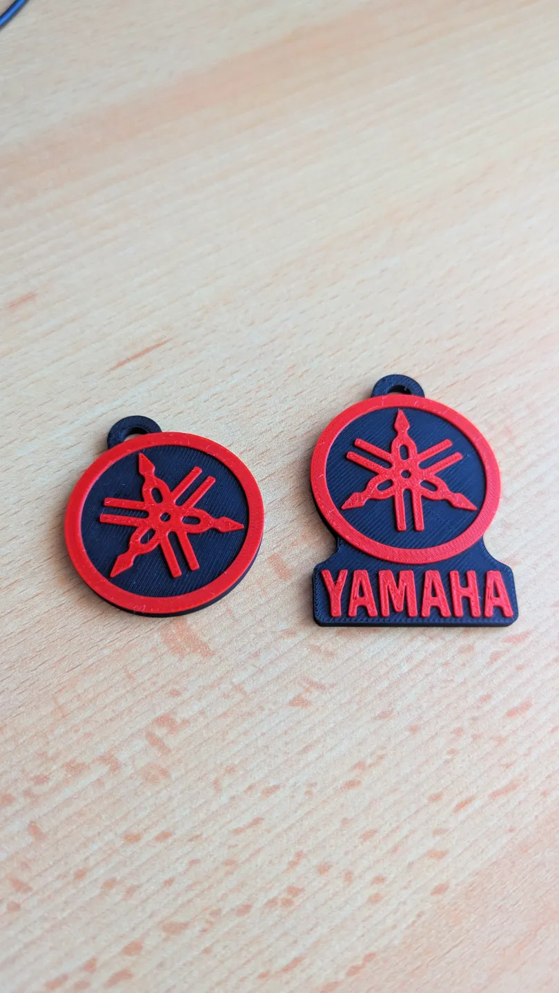 Yamaha logo keychain by Dava MakerWorld: Download Free 3D Models