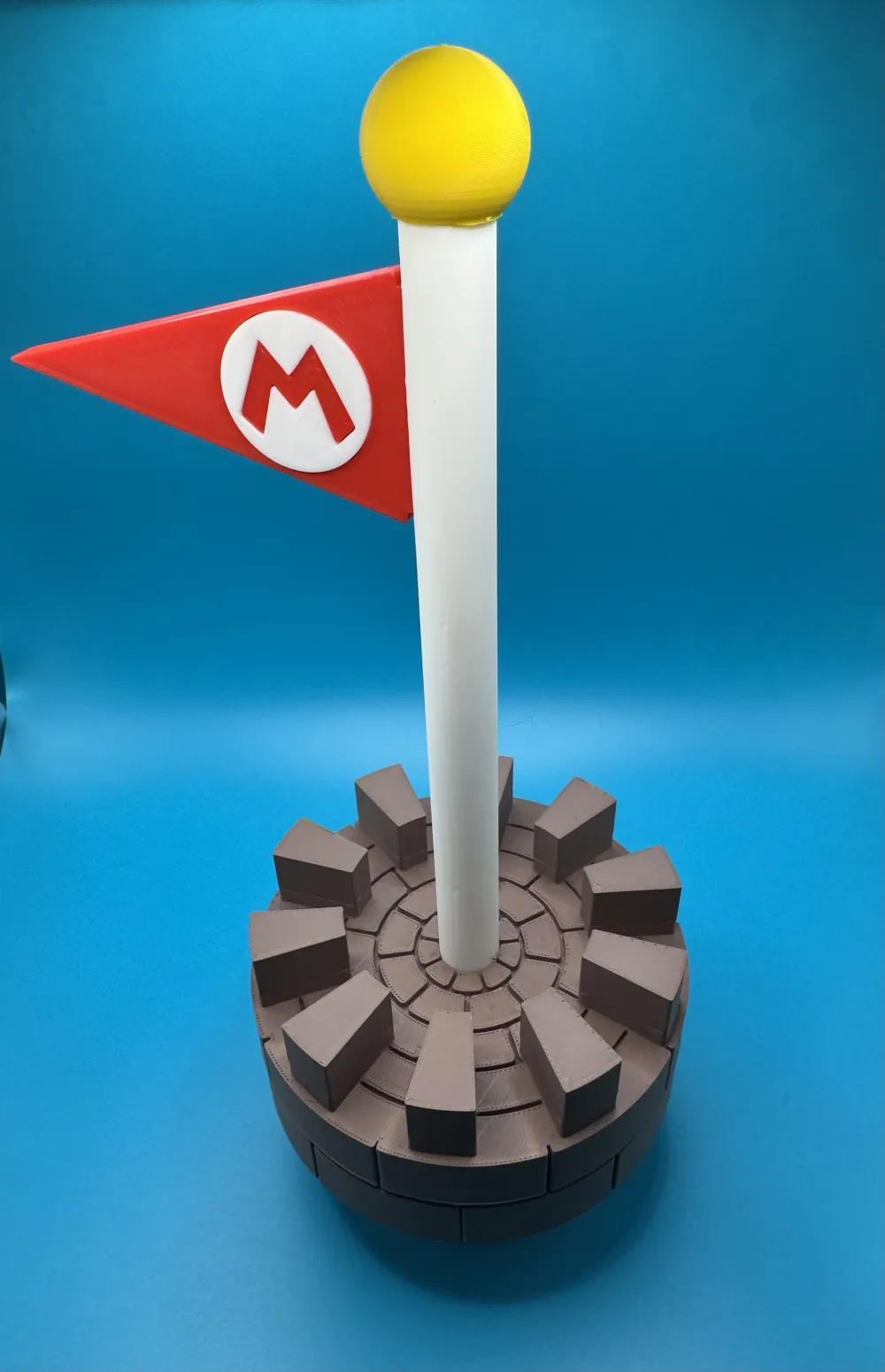 Super Mario Goal Flag Multipart by MI3dPrint MakerWorld: Download Free ...