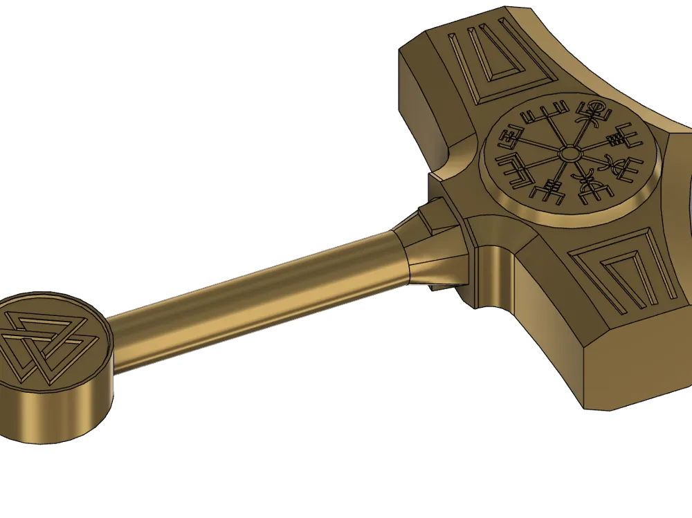Mjolnir by Feckn9neMakerWorld: Download Free 3D Models