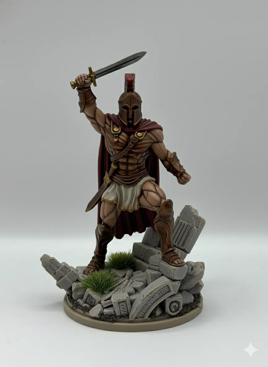 SPARTAN HERO 3D Model - Download Now! - Free 3D Print Model - MakerWorld