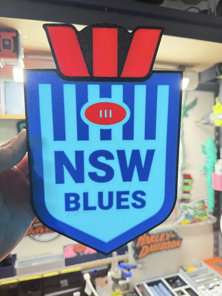 NSW Blues State of Origin Lightbox by zerocool MakerWorld: Download ...