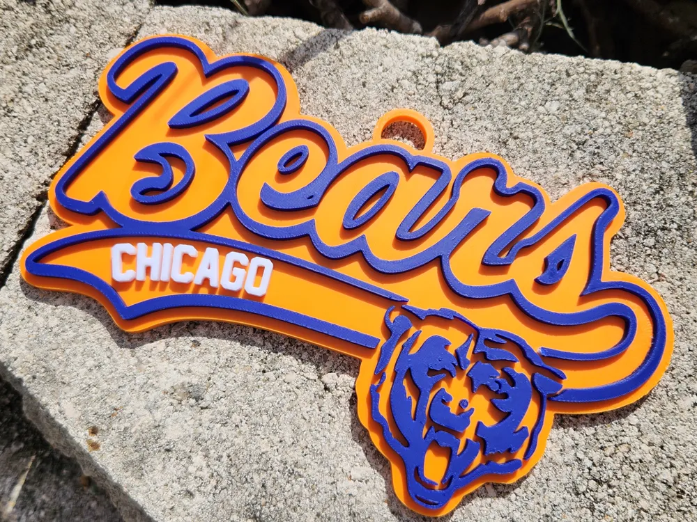 Chicago Bears Field Logo Medallion by hernm141 MakerWorld: Download ...