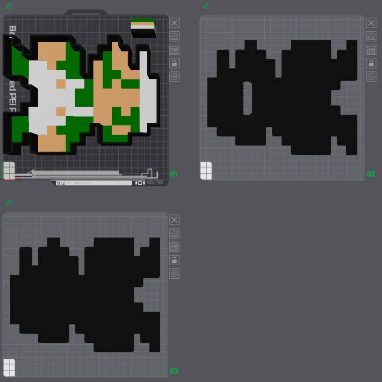 Mario's brother Luigi Retro 8-bit LED Lamp by BeeTee 3D - MakerWorld