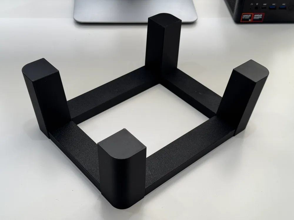 Monitor riser - adaptable to your monitor stand - Free 3D Print Model ...