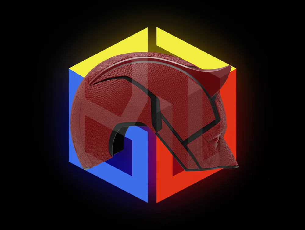 DareDevil Born Again Textured Cowl - Free 3D Print Model - MakerWorld