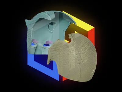 DareDevil Born Again Textured Cowl by Budwin MakerWorld: Download Free ...