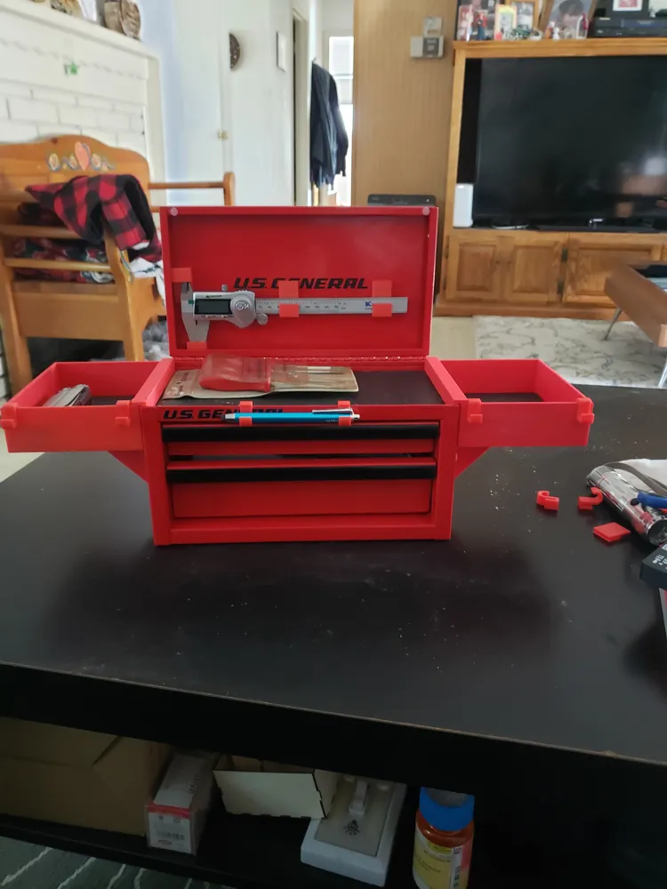 mini tool box side tray Remixed by user_1771407149 MakerWorld: Download Free 3D Models