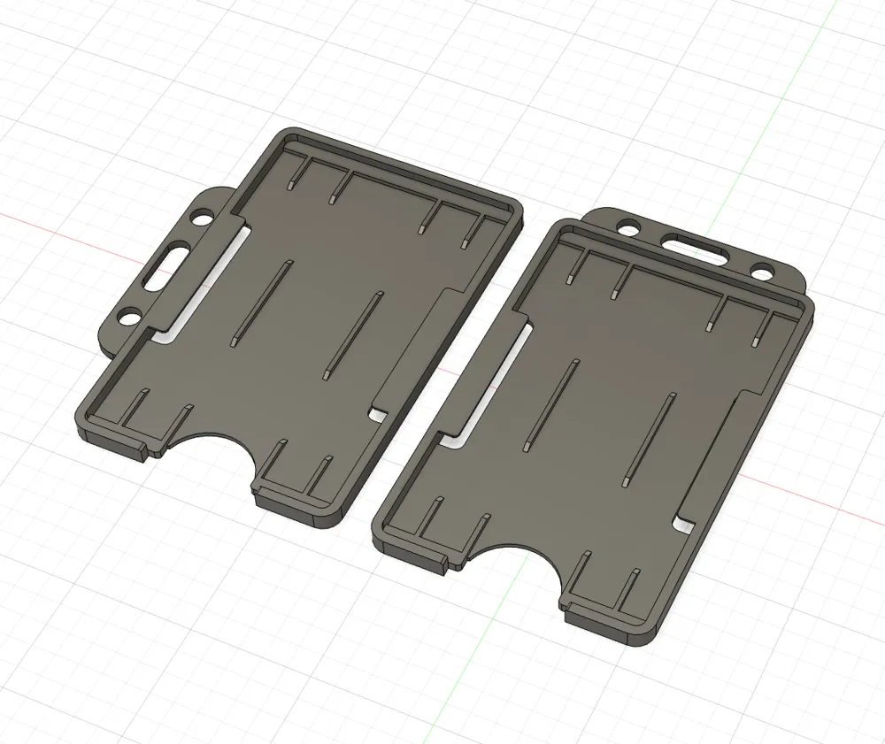 Pass holder (portrait & landscape) - Free 3D Print Model - MakerWorld