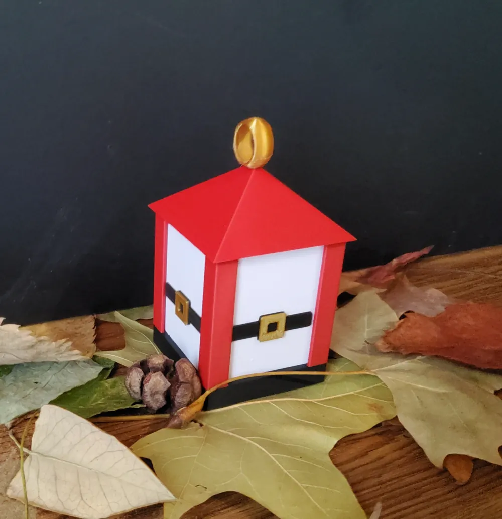 Santa christmas tea light lantern by Mimi home decoration - MakerWorld