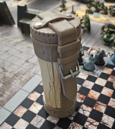 Medieval Giftbox - Scroll Case by Structales - Roadrunner4d MakerWorld ...