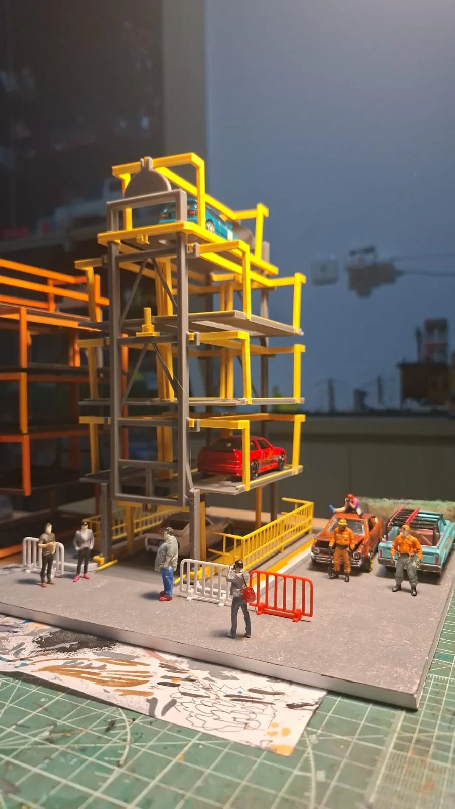Diorama smart parking 1:64 diecast - Free 3D Print Model - MakerWorld