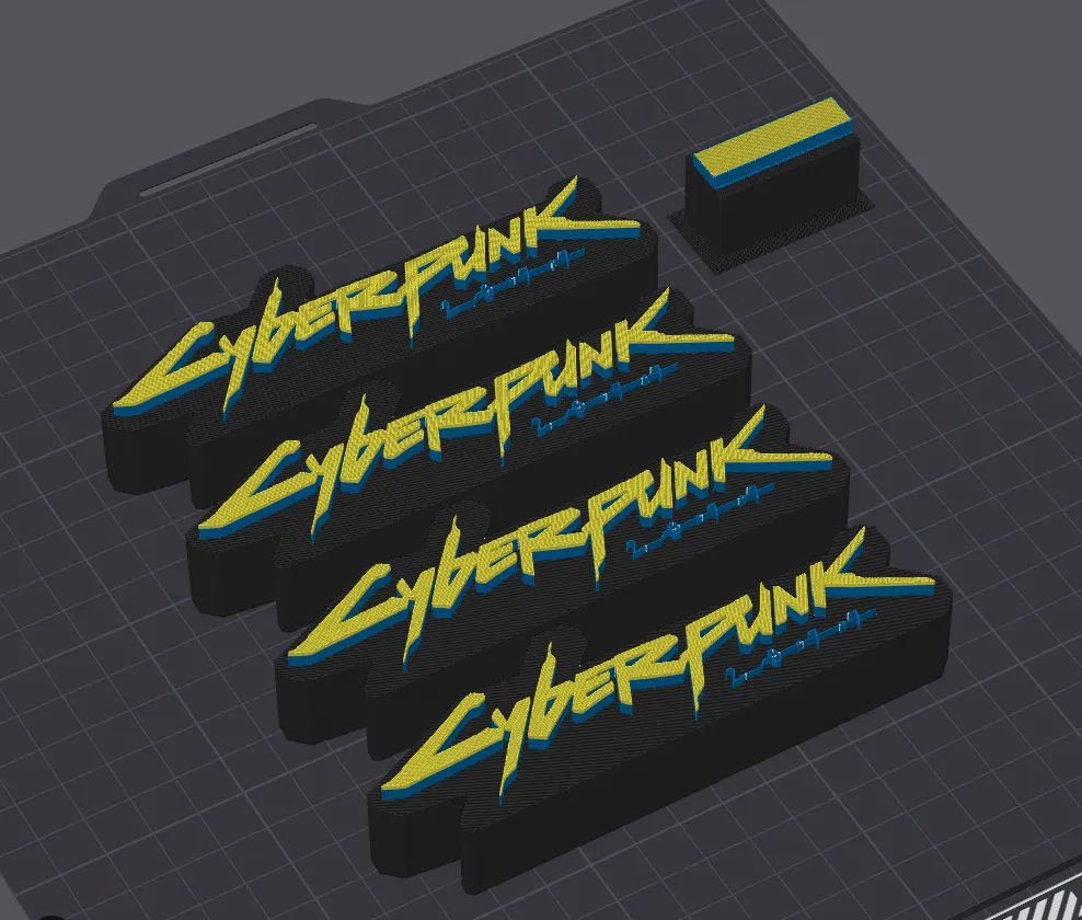 Cyberpunk 2077 Desktop Logo - Free 3D Print Model - MakerWorld