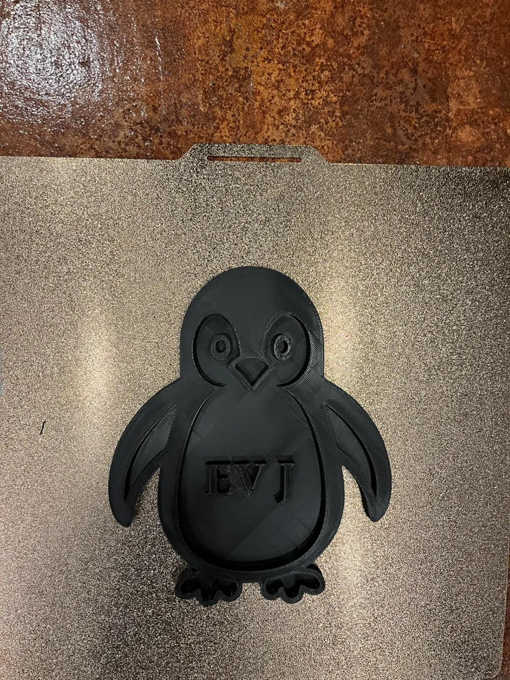 Penguin playdough stencil by LearningTheWires - MakerWorld