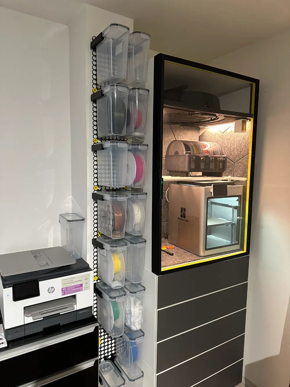 Multiboard Filament Container Spool Mount Remixed by Paradox69 ...