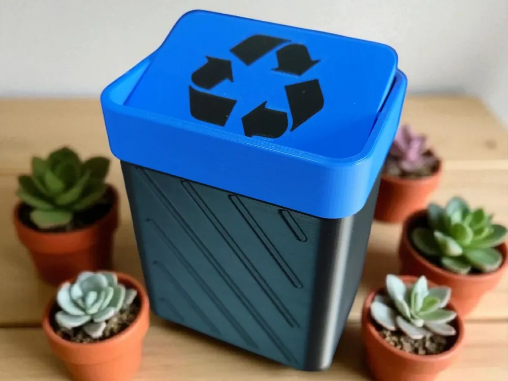 Mini Desk Bin by OfficineCasperLAB MakerWorld: Download Free 3D Models