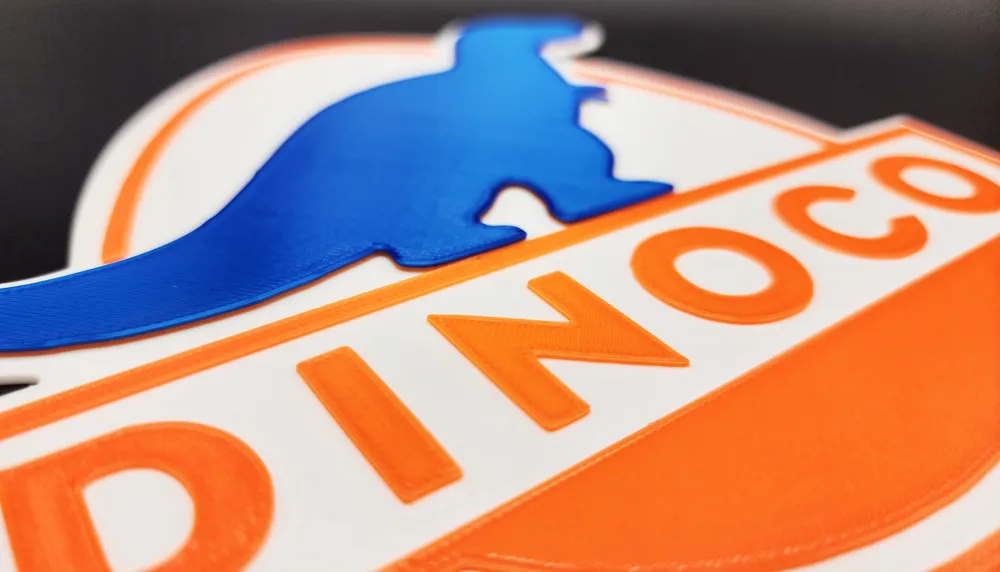 Cars Dinoco Sign 3 Color by TripleGWorkshop - MakerWorld