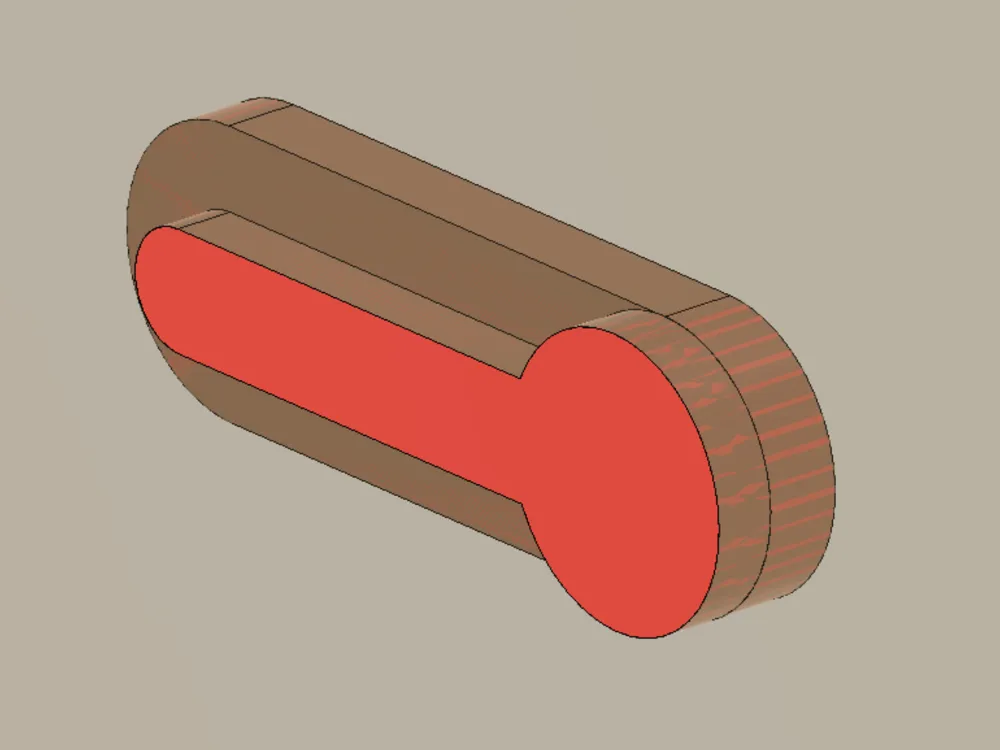 Keyhole Mounting Slot Negative Part Generator by BashLabs MakerWorld ...
