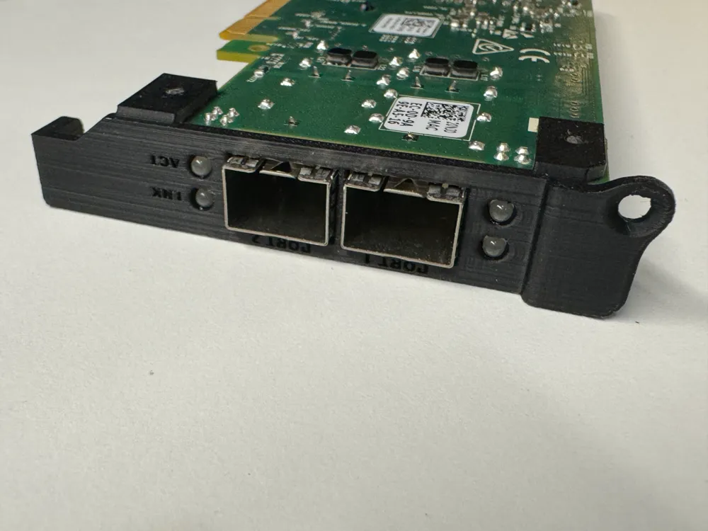 Lenovo M90q Gen3 ConnectX-4 LX (Dell CX4121C) Dual 25G Baffle - Free 3D ...